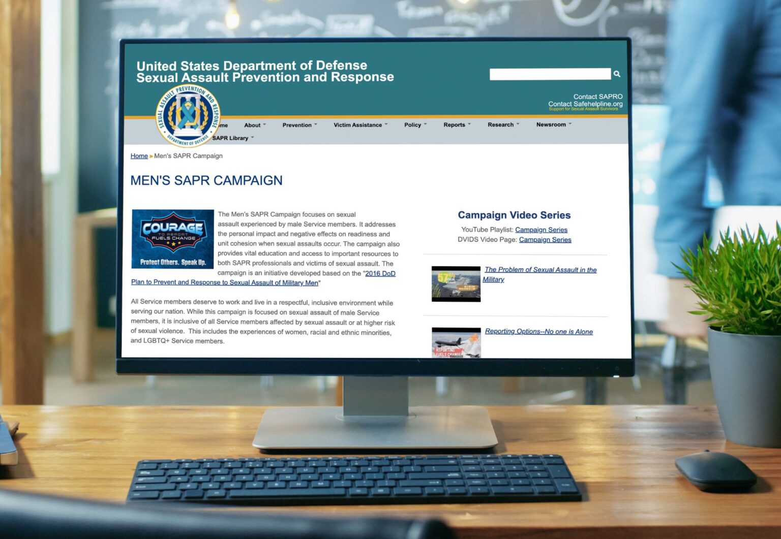DoD - Sexual Assault and Prevention Office - Consult Vistra